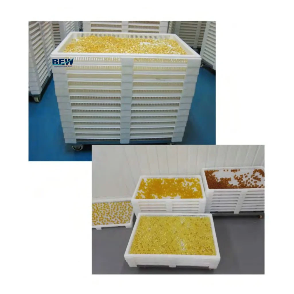 Soft Gel Dryer Trays & Trolley - Bombay Engineering